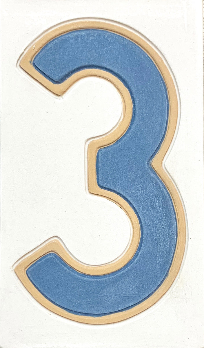 Authentic New Orleans Street Tile NUMBERS – Derby Pottery and Tile